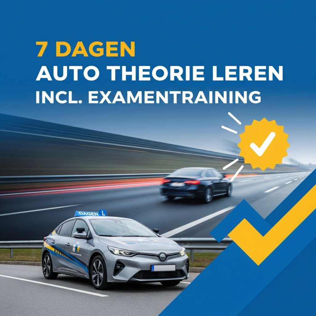 7 Dagen Auto Theorie Leren incl Examentraining - TheorieIn.NL - Leer ...